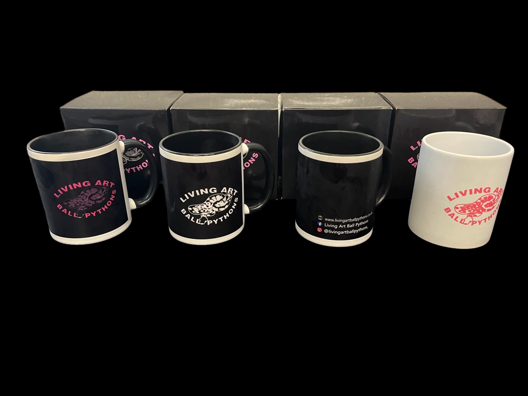 LABP Branded Mugs - Living Art Ball Pythons
