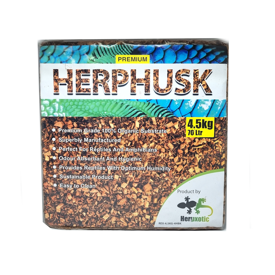 HerpHusk Reptile Substrate – Coconut Husk Bedding (Bags & Compressed ...