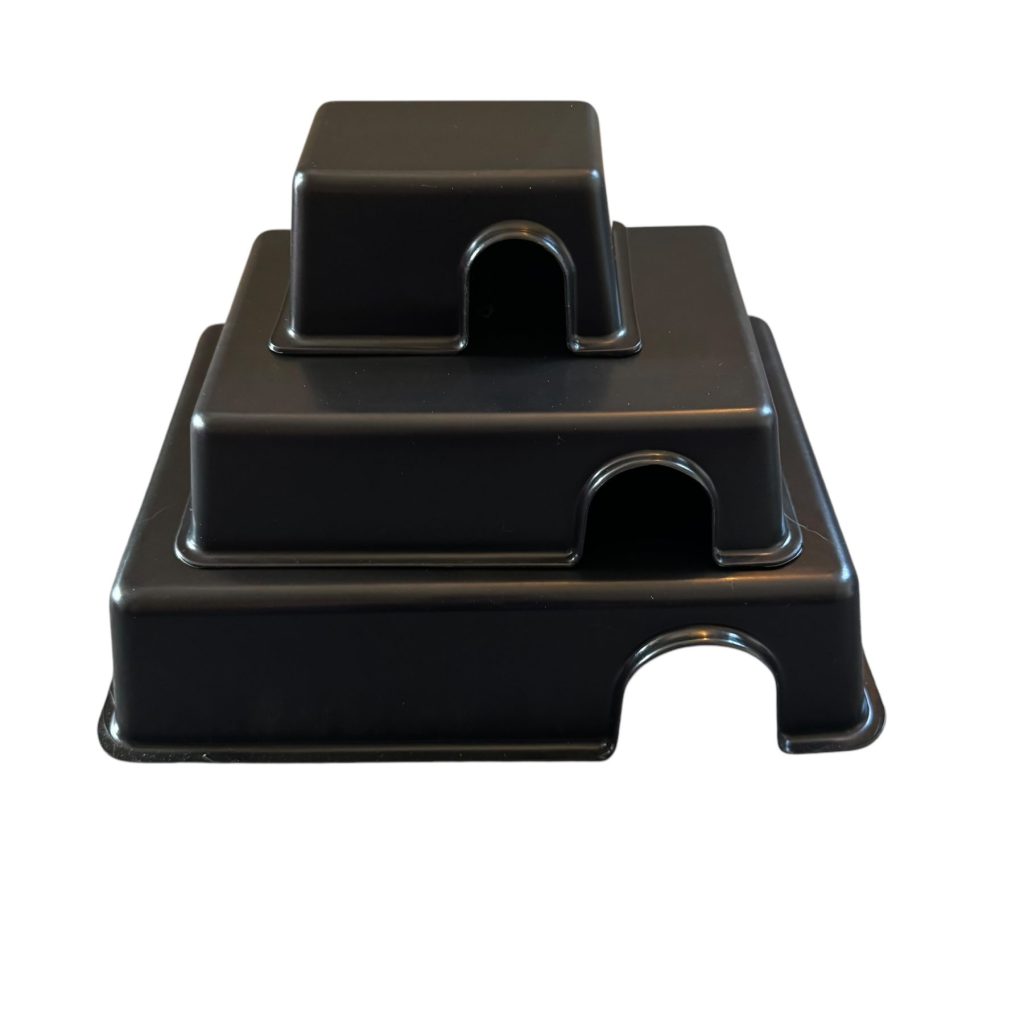 Rectangular Plastic Reptile Hide Boxes - Living Art Ball Pythons