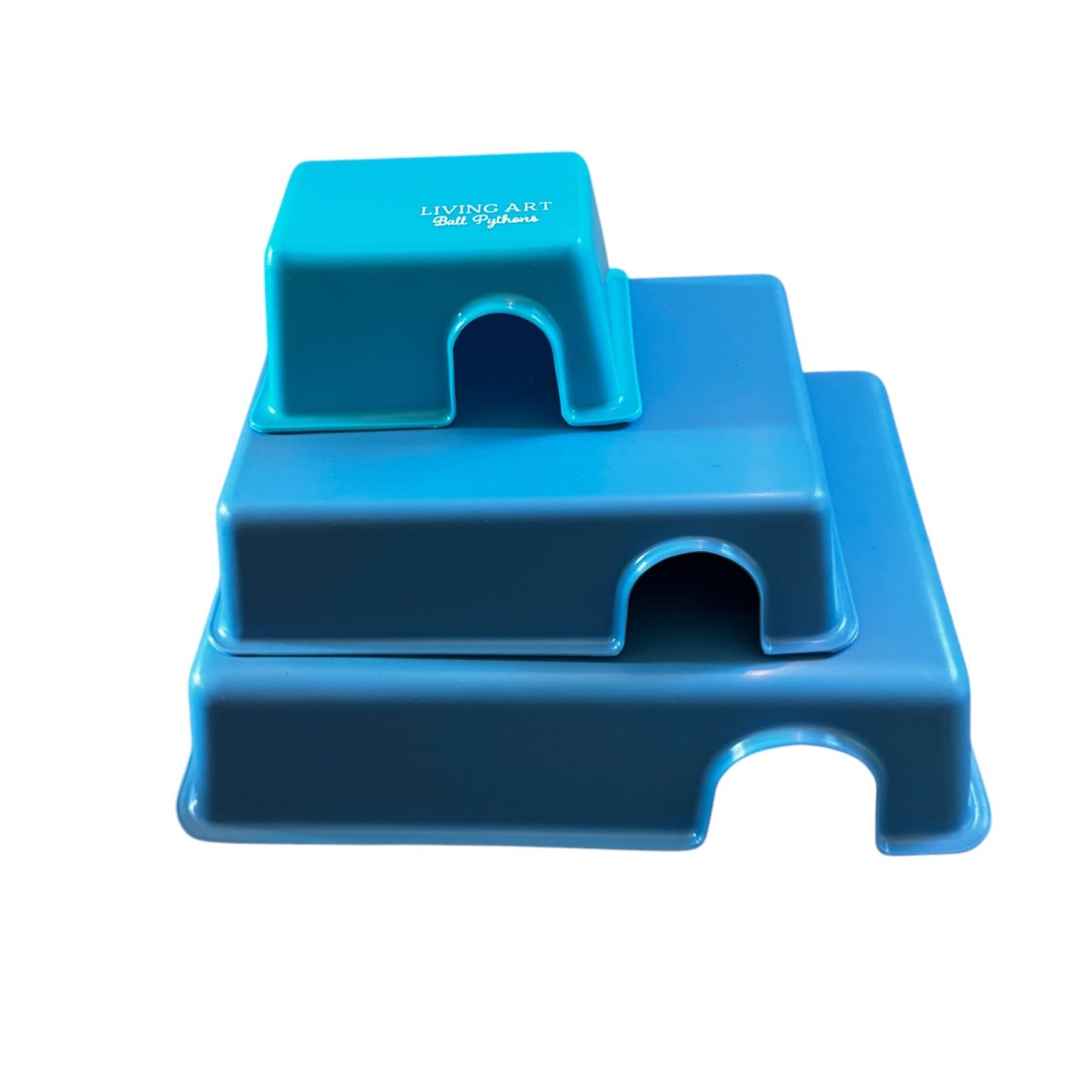 Rectangular Plastic Reptile Hide Boxes - Living Art Ball Pythons