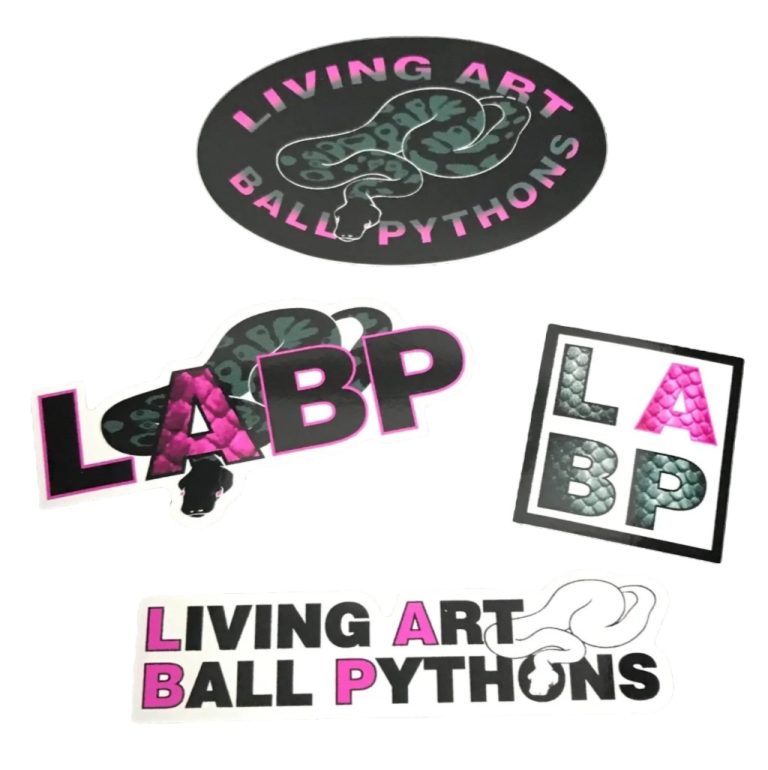 Sticker Set - Living Art Ball Pythons