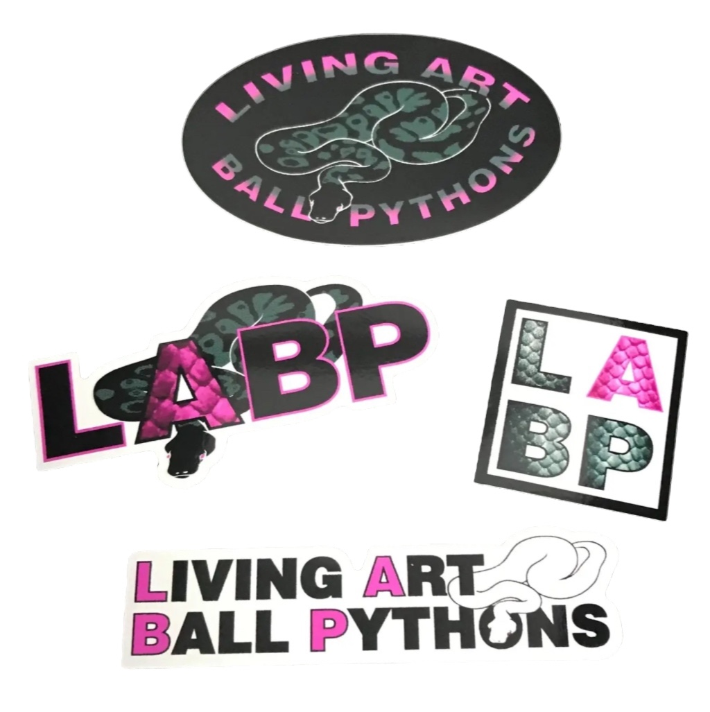 Sticker Set - Living Art Ball Pythons