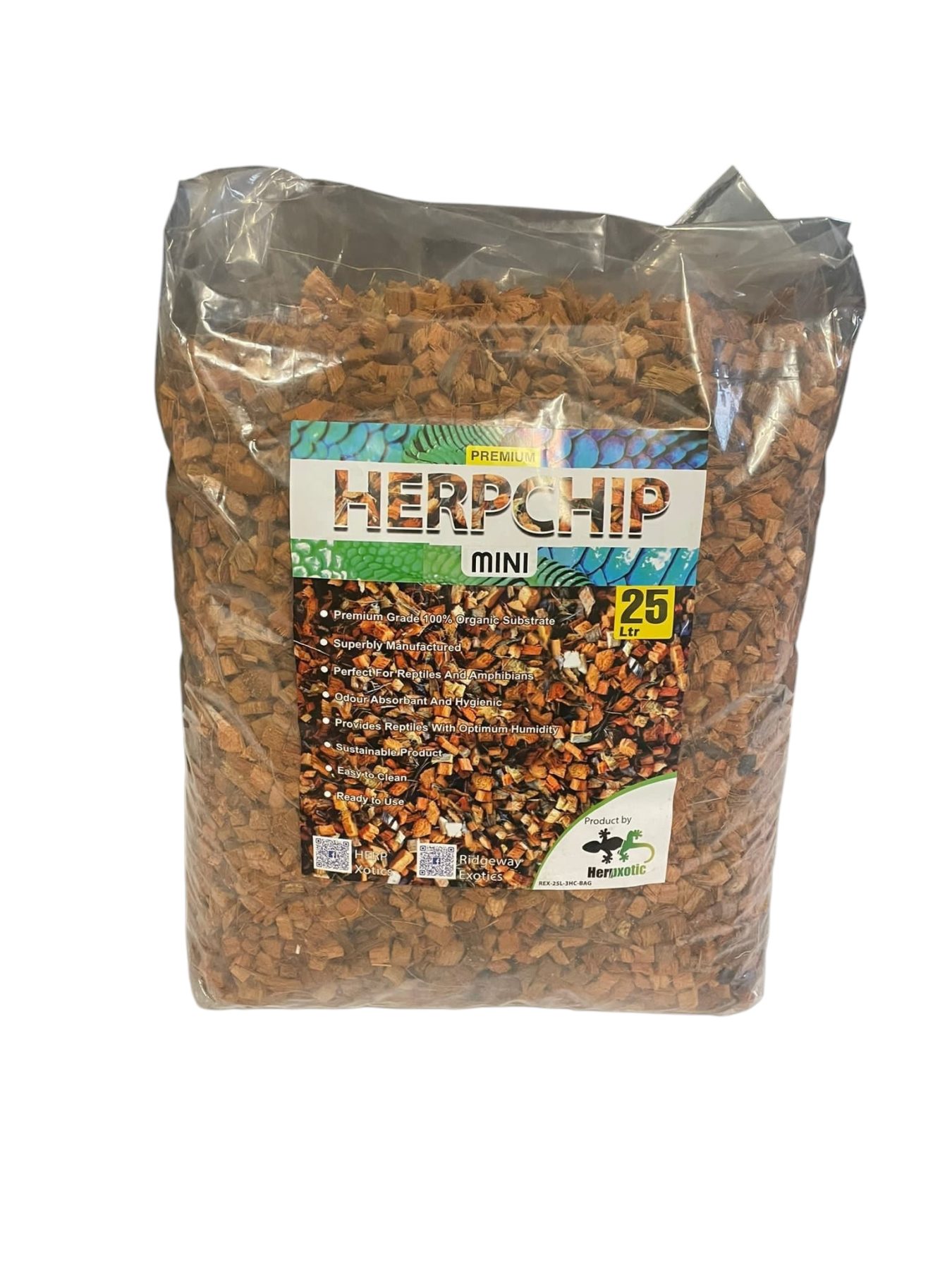 HerpChip Mini Substrate – Coconut Husk Reptile Bedding (Bags ...