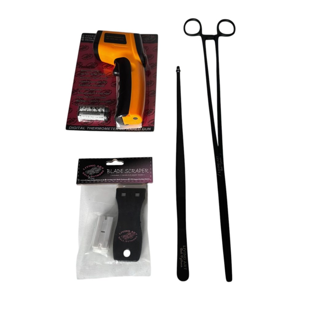 LABP Reptile Starter Pack – Feeding Tools & Infrared Thermometer Kit ...