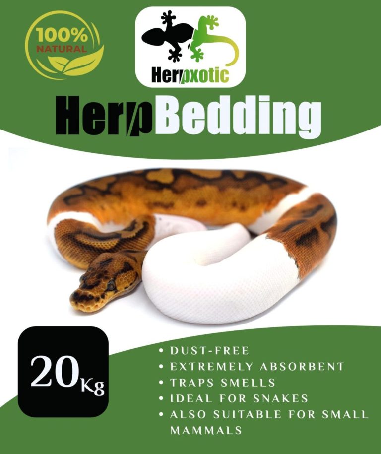 Herp Bedding 20kg Bulk Bags - Living Art Ball Pythons